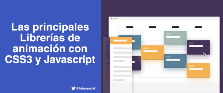 Las principales Librerías de animación con CSS3 y Java Script